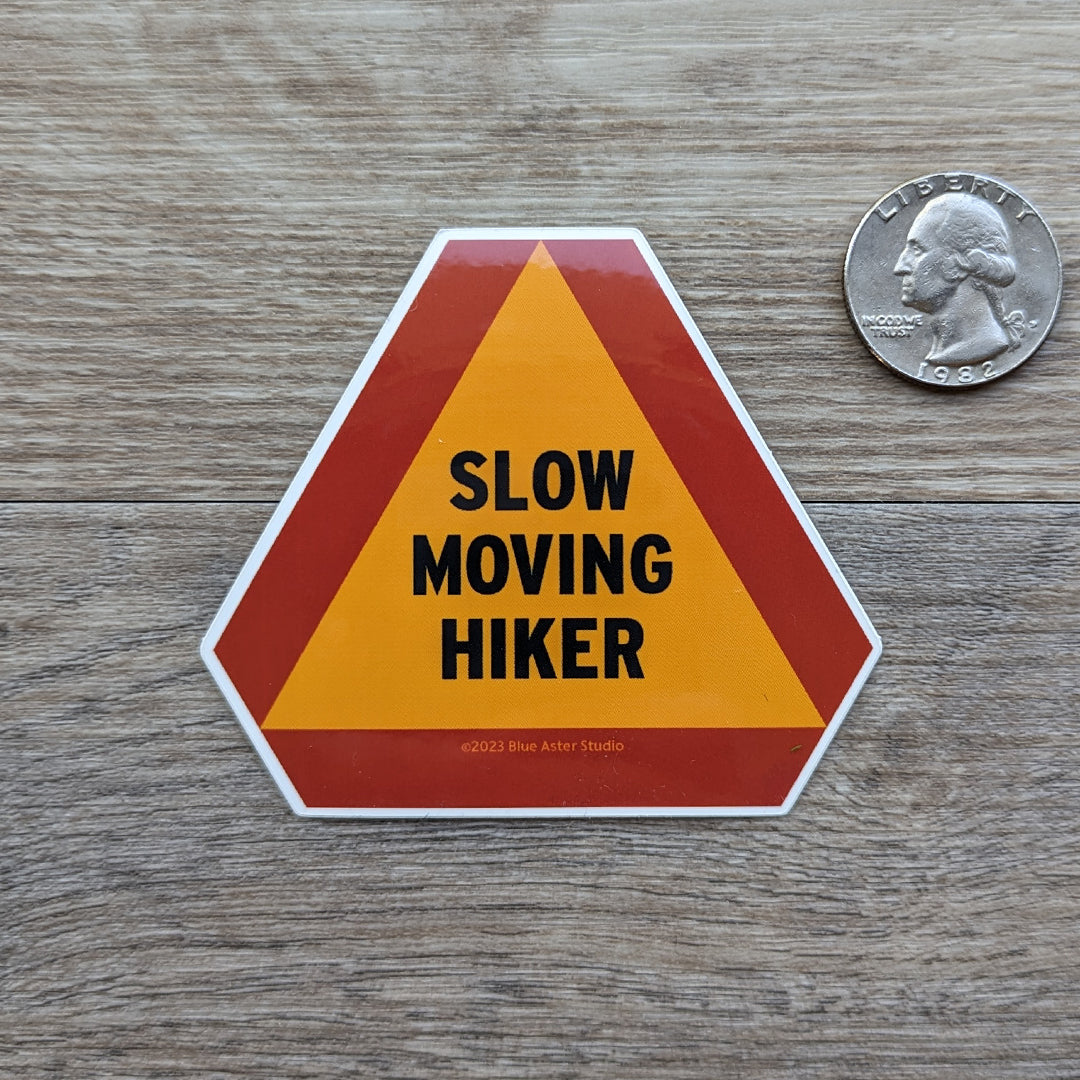 Slow Hiker Sticker – Blue Aster Studio