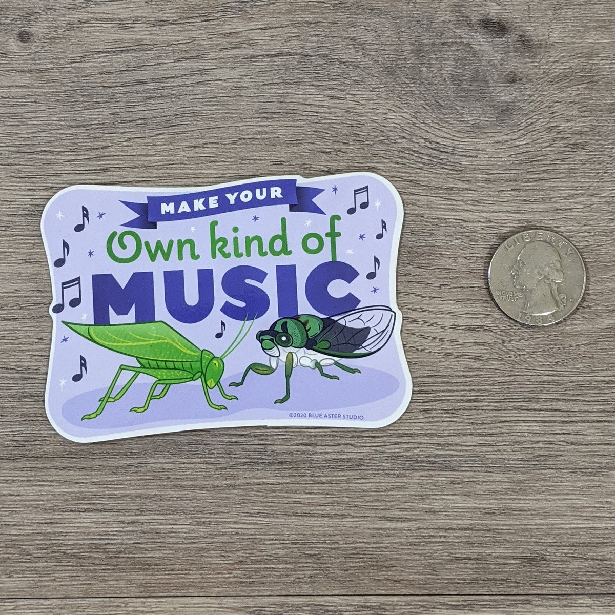Singing Insects Sticker – Blue Aster Studio